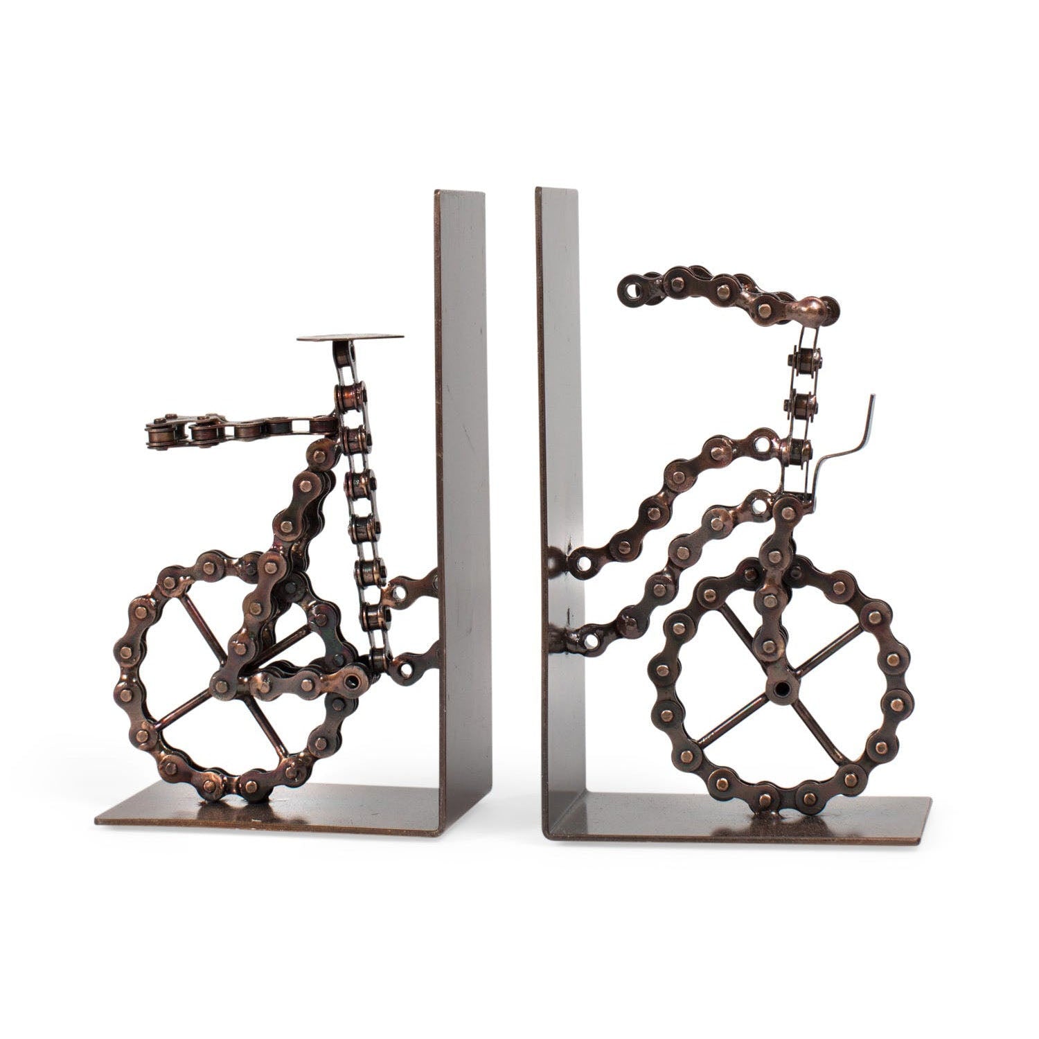 Buy Bicycle Chain Bookends - Upcycled & Handmade | Repurposed – Repurfect